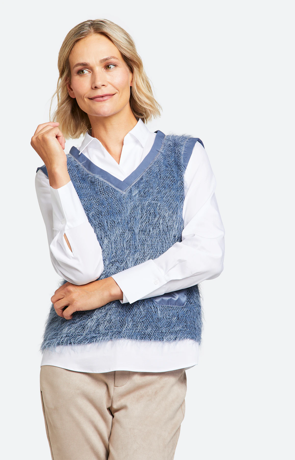 Bluse mit Pullunder von BONITA – Bonita