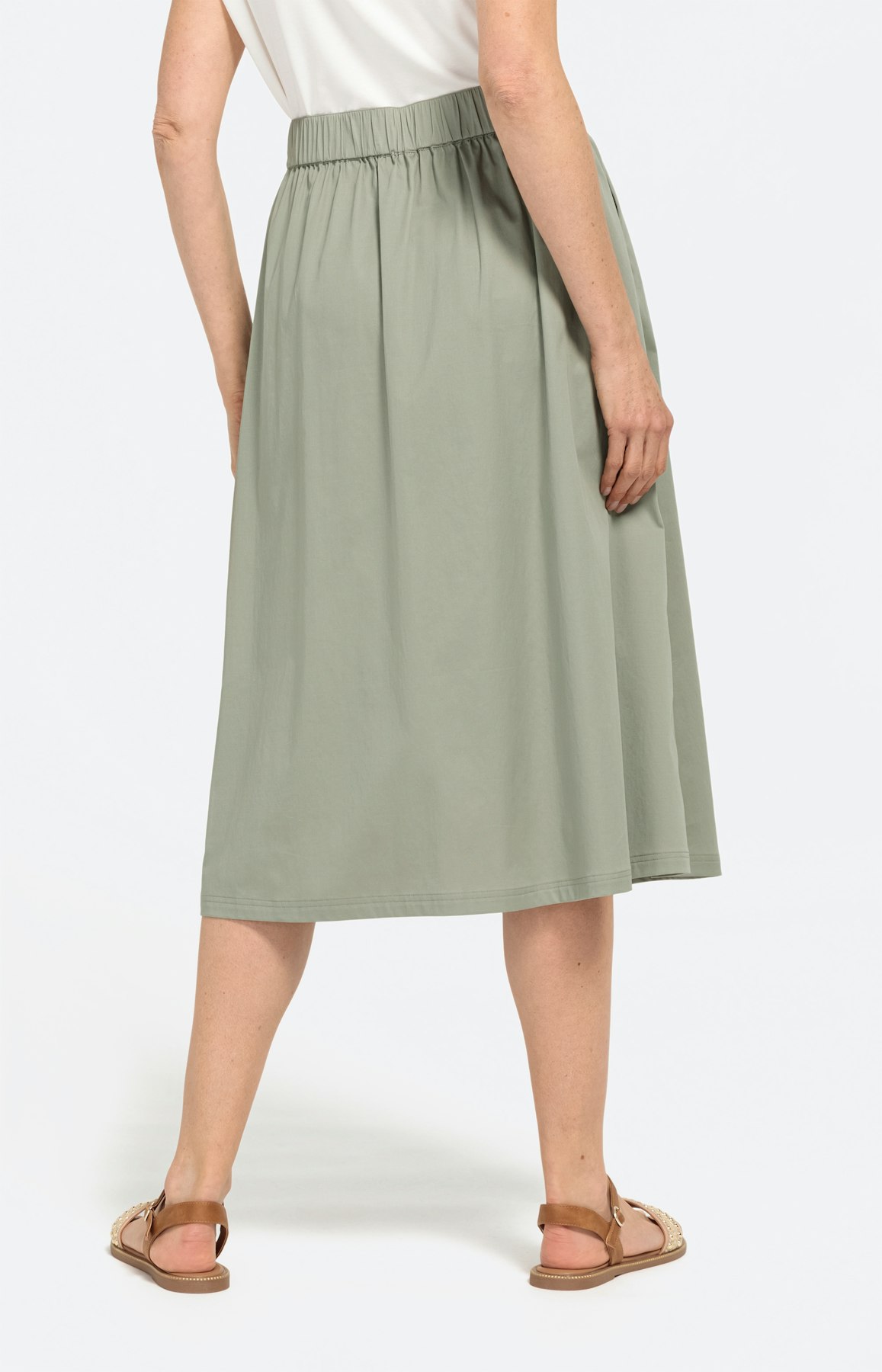 Midi-Rock in Papertouch-Qualität mit Eingrifftaschen – Bonita