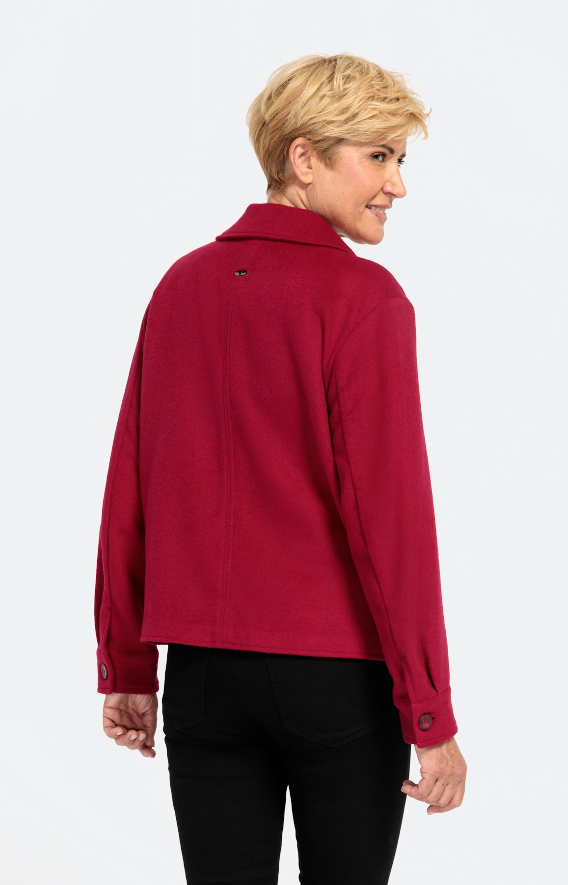 Blazer mit aufgesetzten Taschen aus Woll-Mix – Bonita